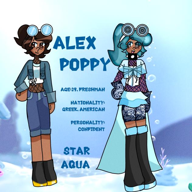 Alex Poppy or Star Aqua - ibisPaint