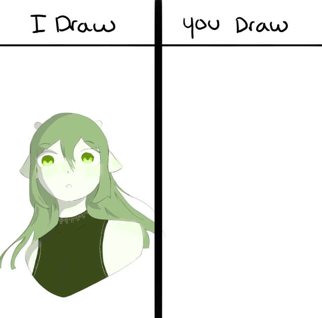 I draw you draw collaboration - ibisPaint