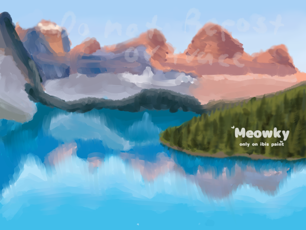 mountains - ibisPaint