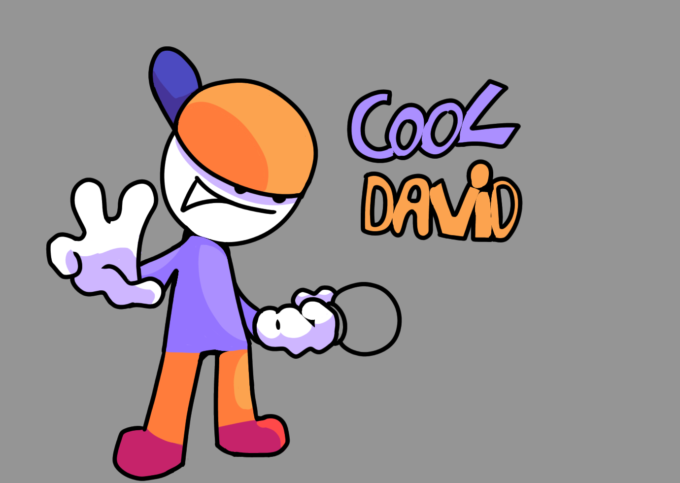 Better cool david fnf - ibisPaint