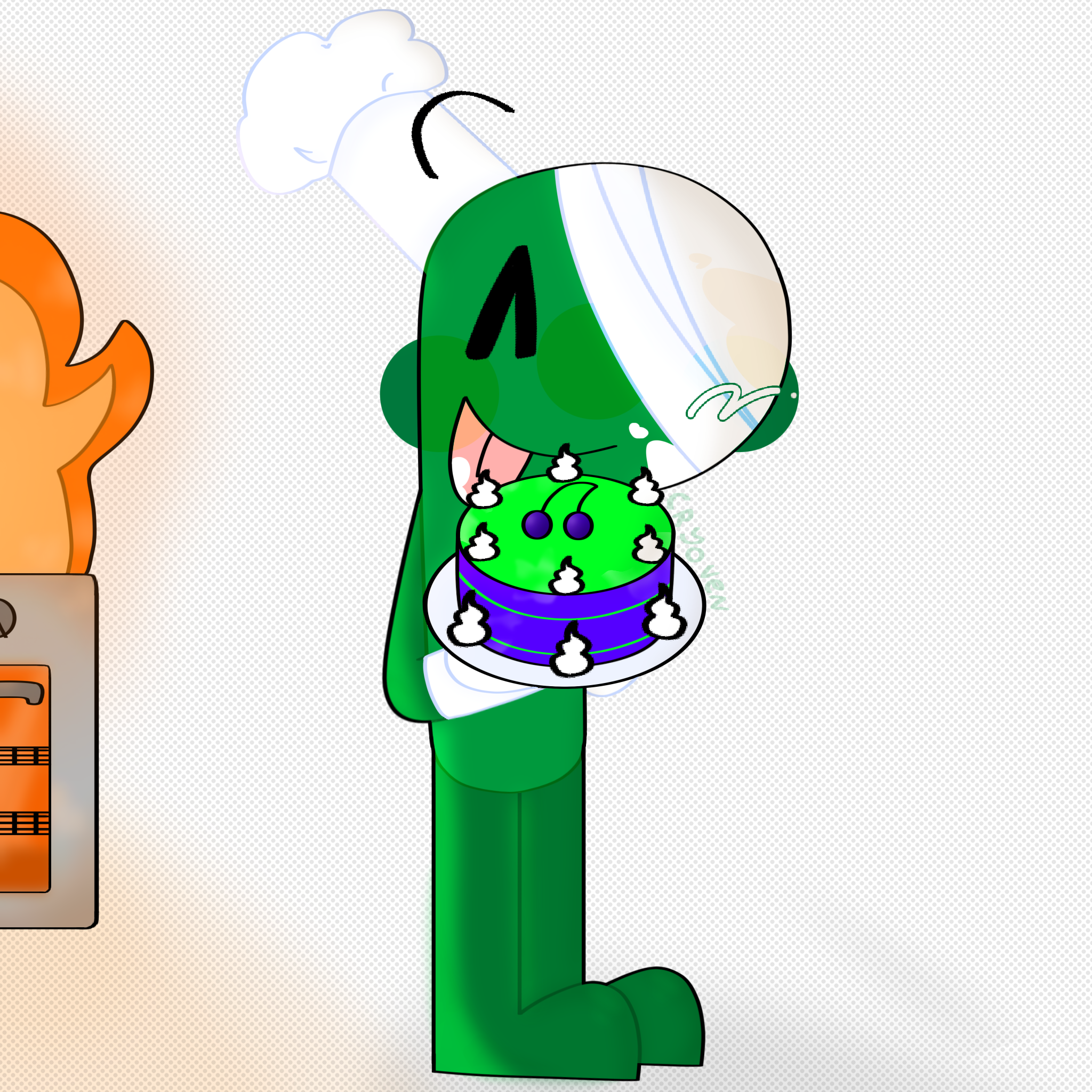 WHO LET BRO COOK⁉️ (me.. i let bro cook) - ibisPaint