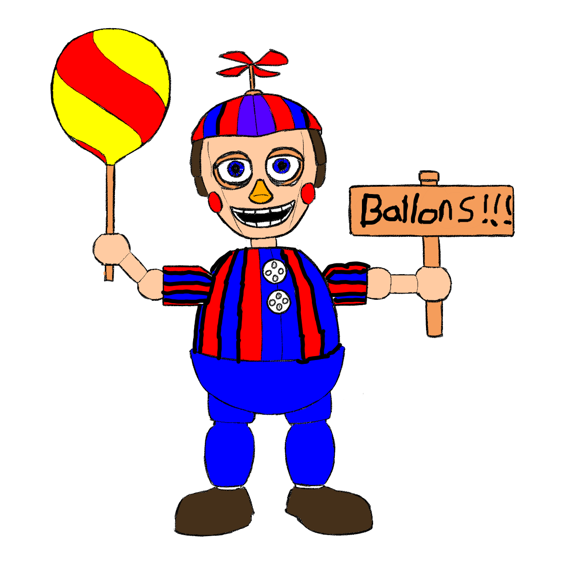 speed paint balloon boy - ibisPaint