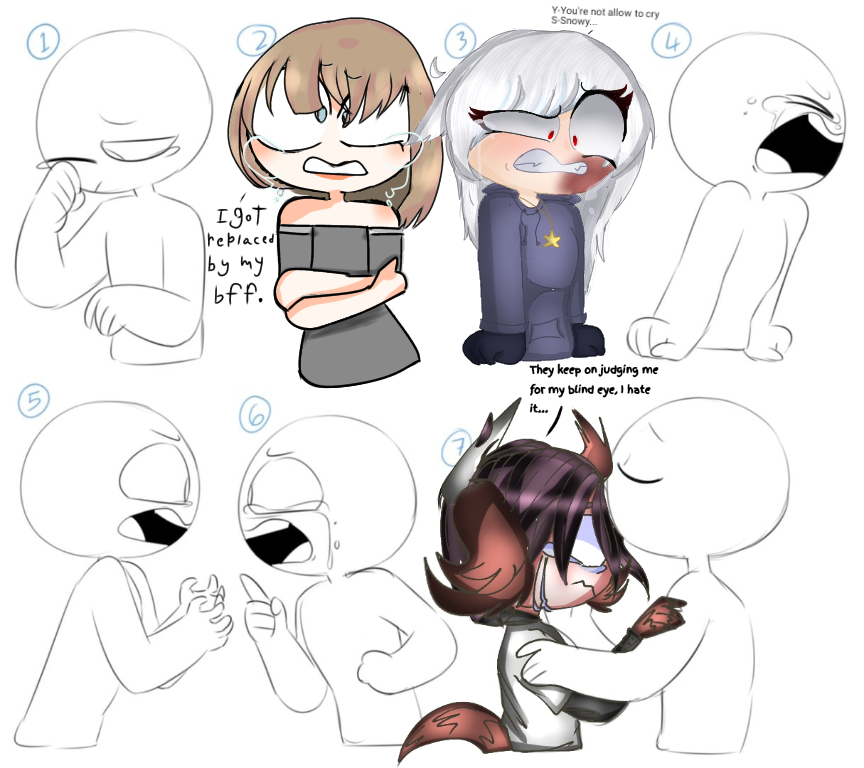 Crying collab - ibisPaint