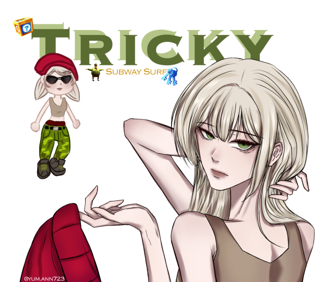 Tricky subway surfers - ibisPaint