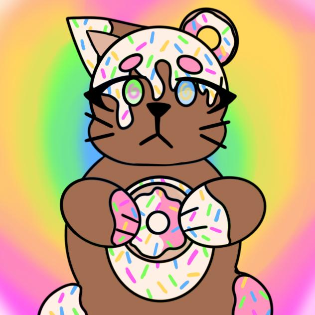 Donut cat! - ibisPaint