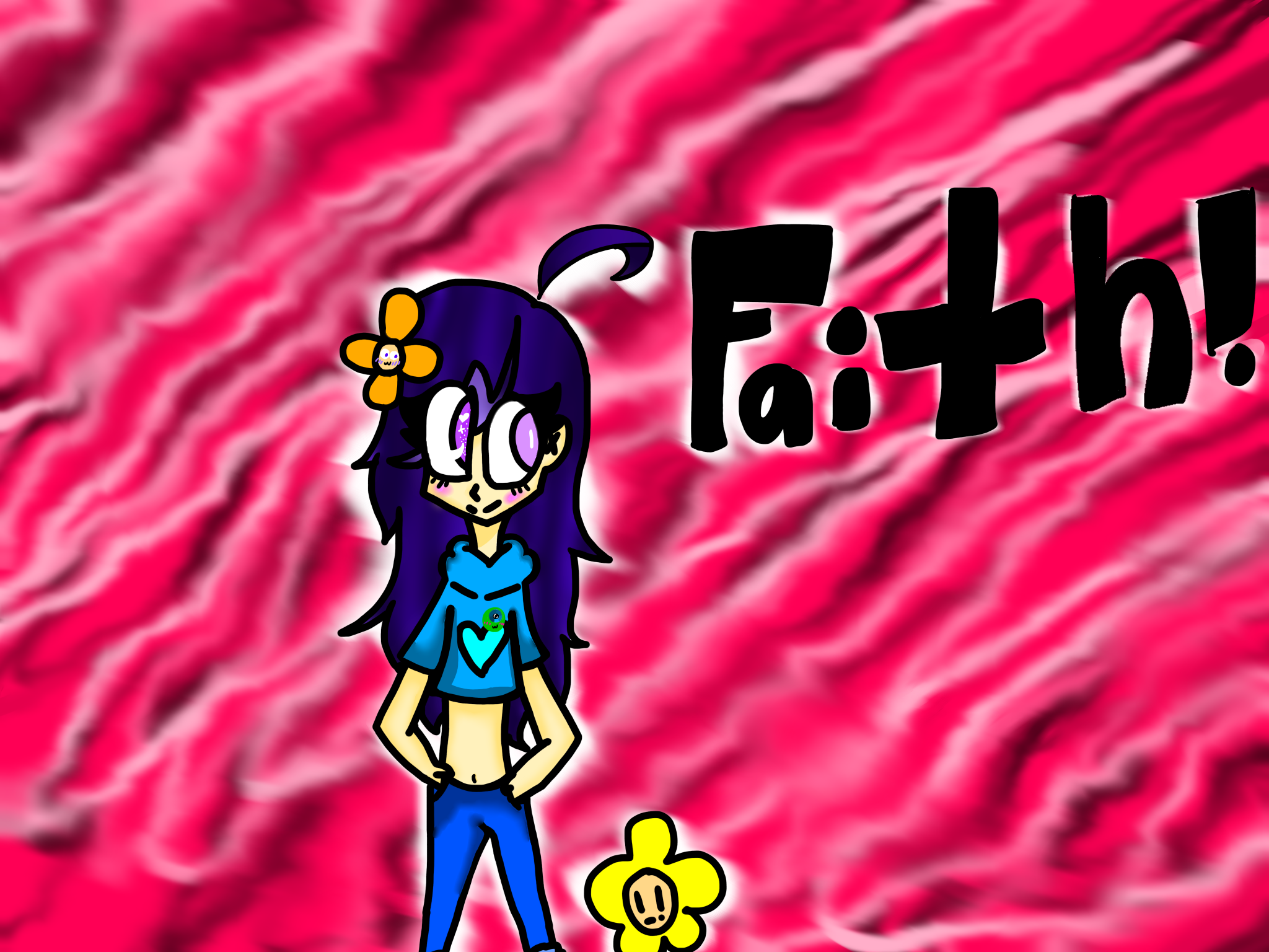 faith the fallen human - ibisPaint