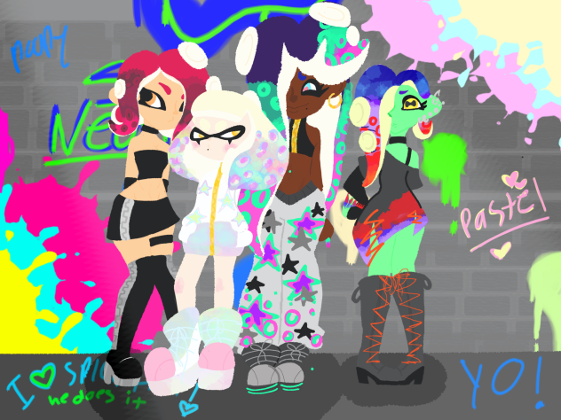 Neon vs Pastel - ibisPaint