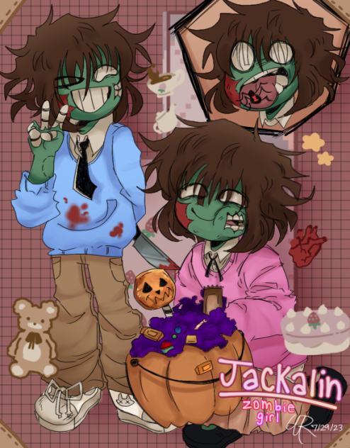 JACKALIN ZOMB GRL - ibisPaint