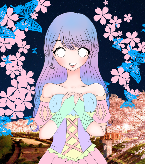 Princess and Flowers 🌸 - ibisPaint