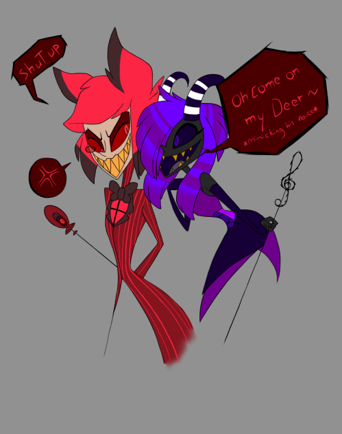 Caballeta and Alastor - ibisPaint