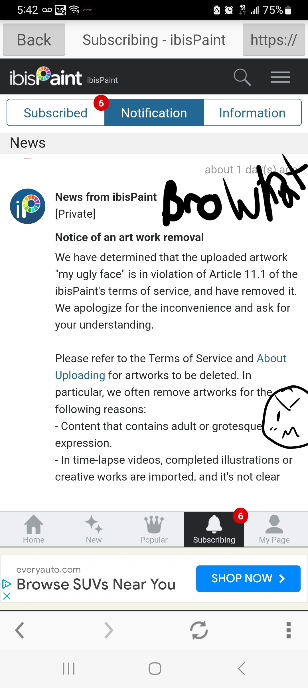 MY FACE REVEAL DELETED - ibisPaint