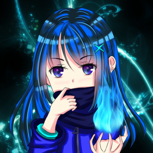 Fire blue - ibisPaint