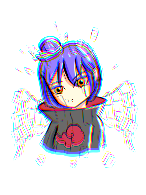 konan akatsuki ️🖤 - ibisPaint