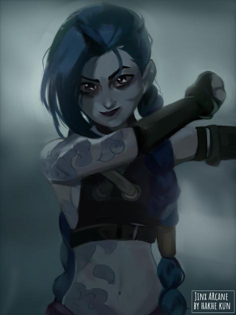 jinx arcane - ibisPaint