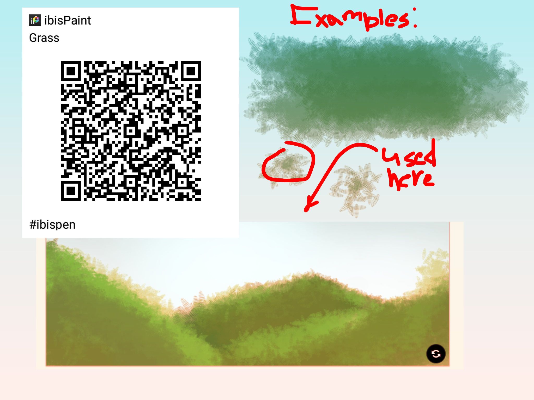 Grass+Plant+Tree Brush - ibisPaint