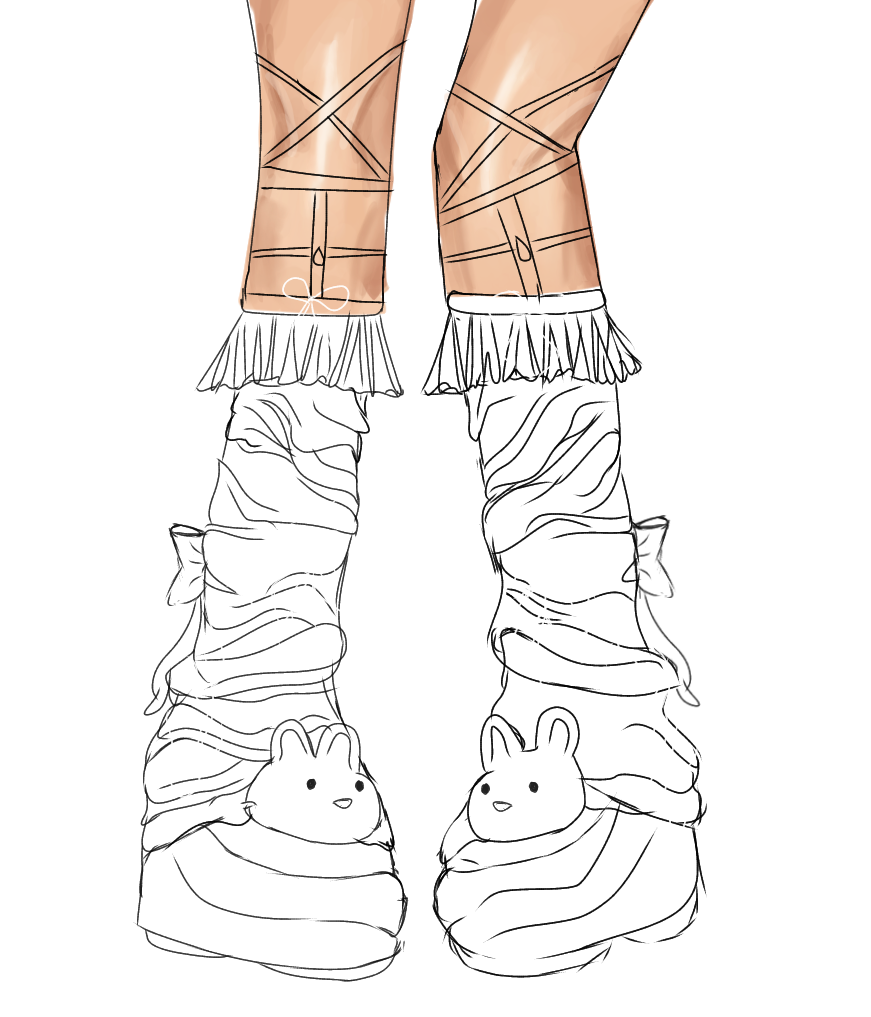 Legs colored in - ibisPaint
