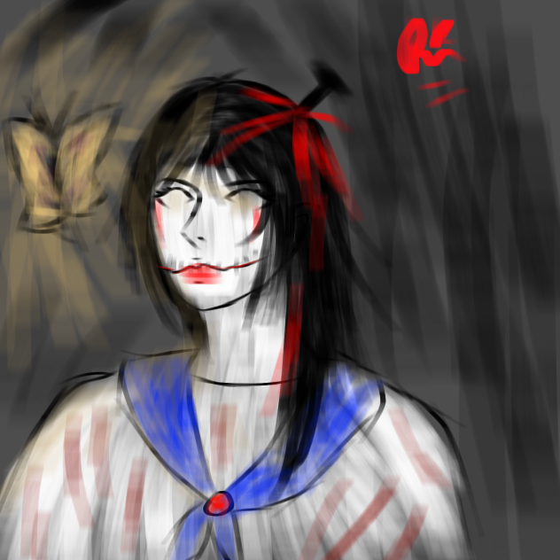 mitsuki becomes a ghost - ibisPaint