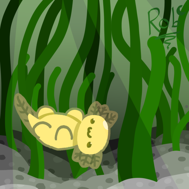 Swamp axolotl - ibisPaint