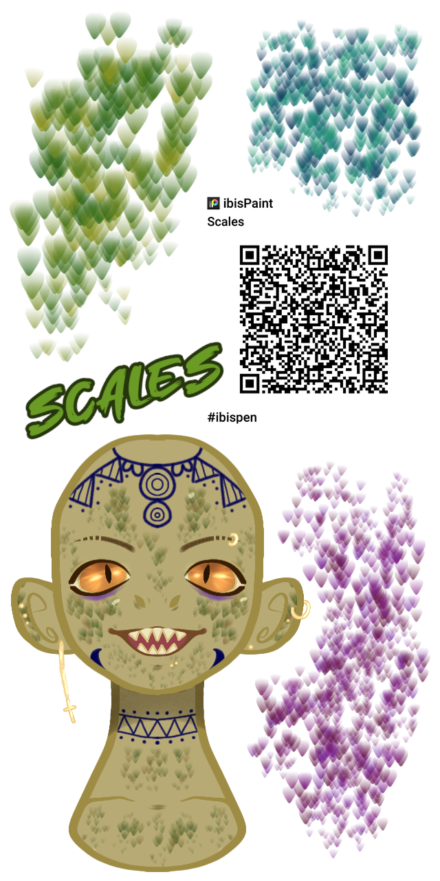 Bozo's Scale Brush 🦎 - ibisPaint