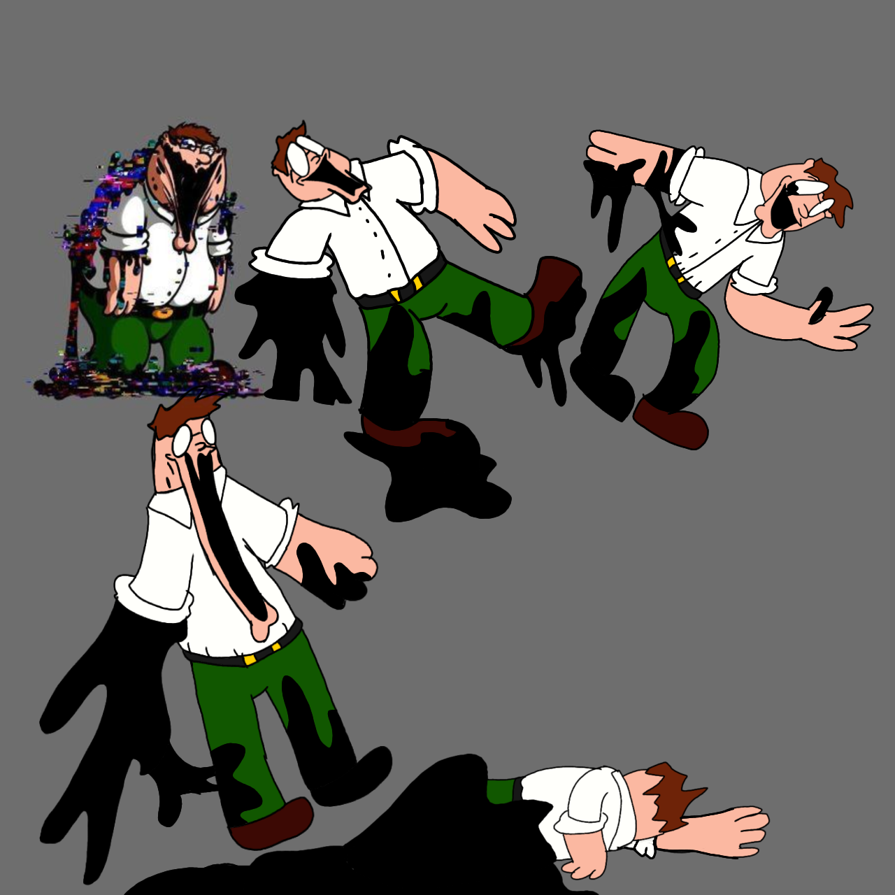 Vs Pibby Corrupted Peter Concept - ibisPaint