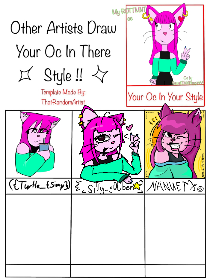 KawaiiTMNTfangirl65's ROTTMT oc! my ver! - ibisPaint