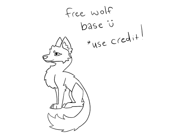 free wolf base - ibisPaint