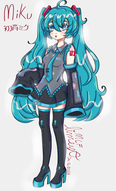 Digital Miku - ibisPaint