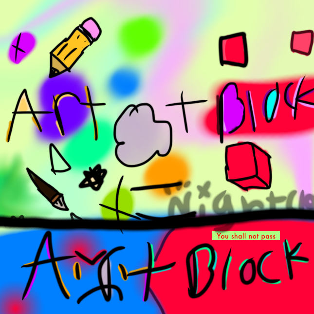 GUYS I HAVE ART BLOCK - ibisPaint