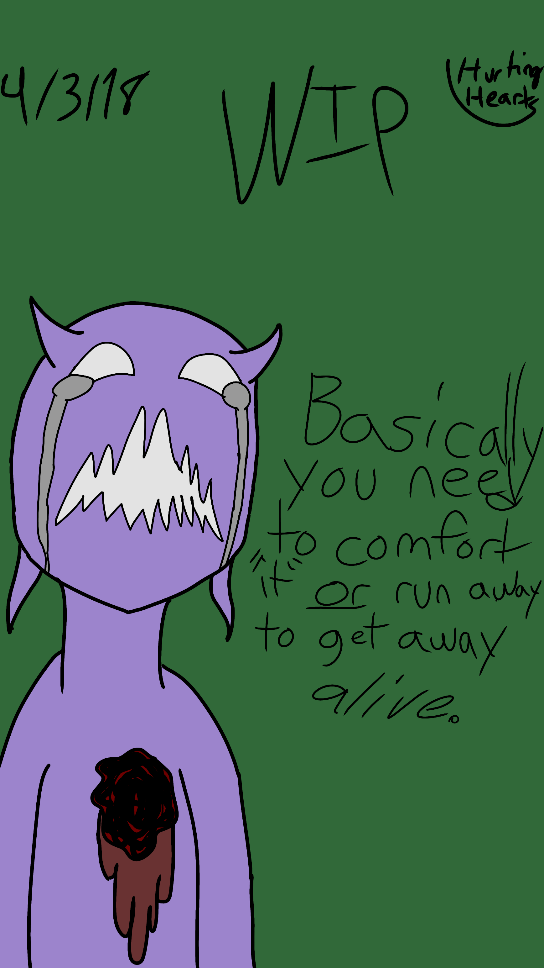 Hurting Heart - Prototype M - ibisPaint