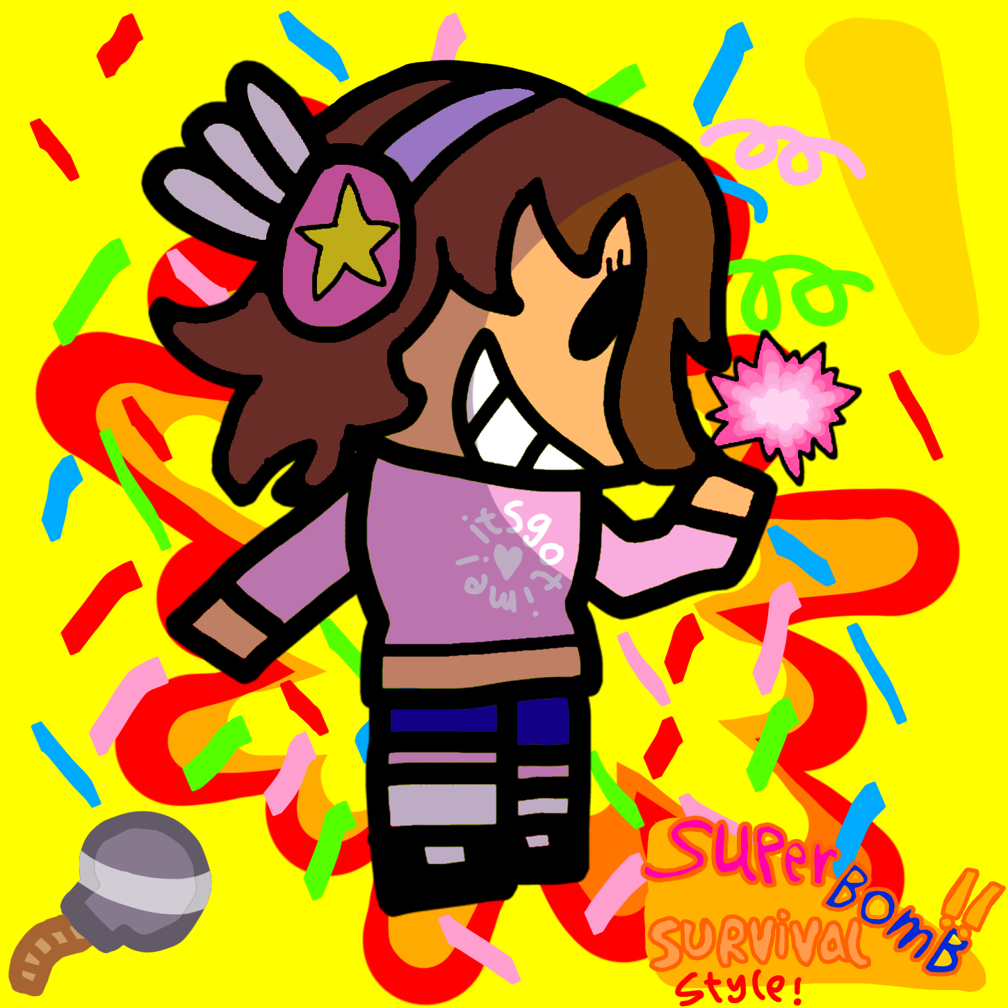 Millie in super bomb survival style! - ibisPaint