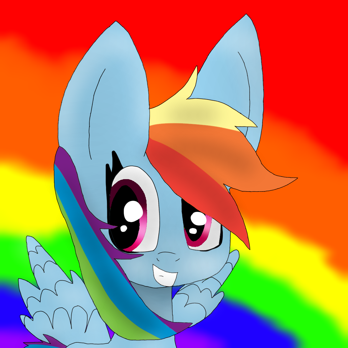 Rainbow Dash - pony art - ibisPaint