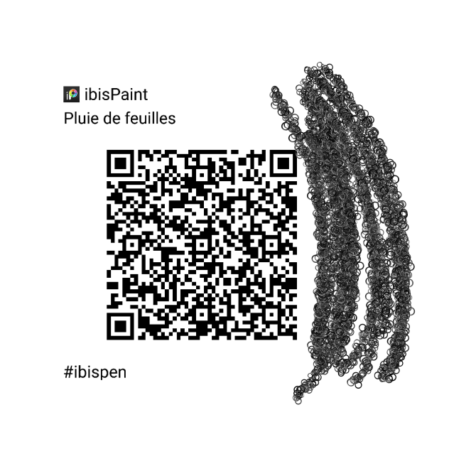 qr code hair - ibisPaint