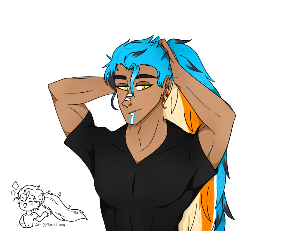 Anyone have a hair tie - ibisPaint