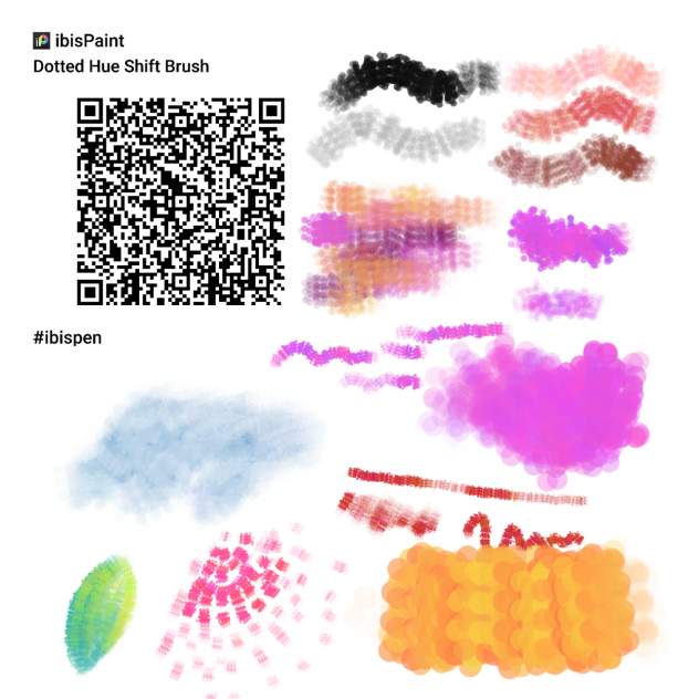 Dotted Hue Shift Brush - ibisPaint