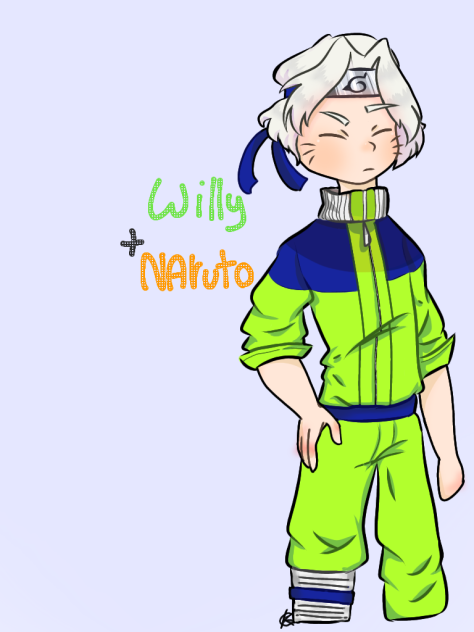 fusión Naruto y Willy - ibisPaint