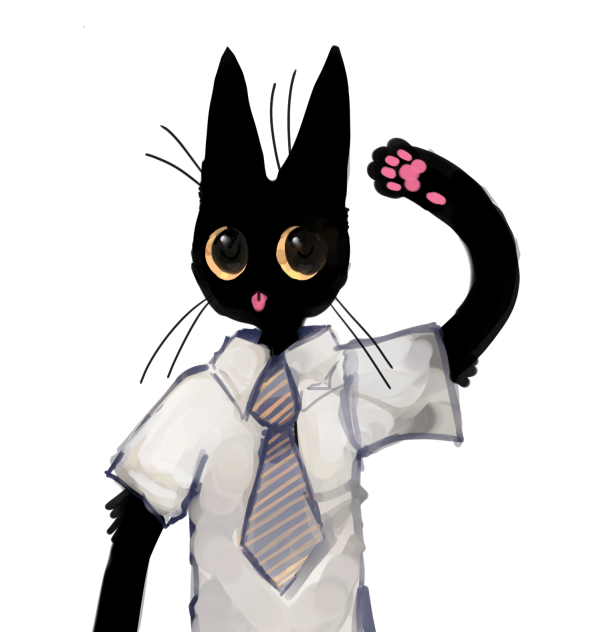 silly cat - ibisPaint