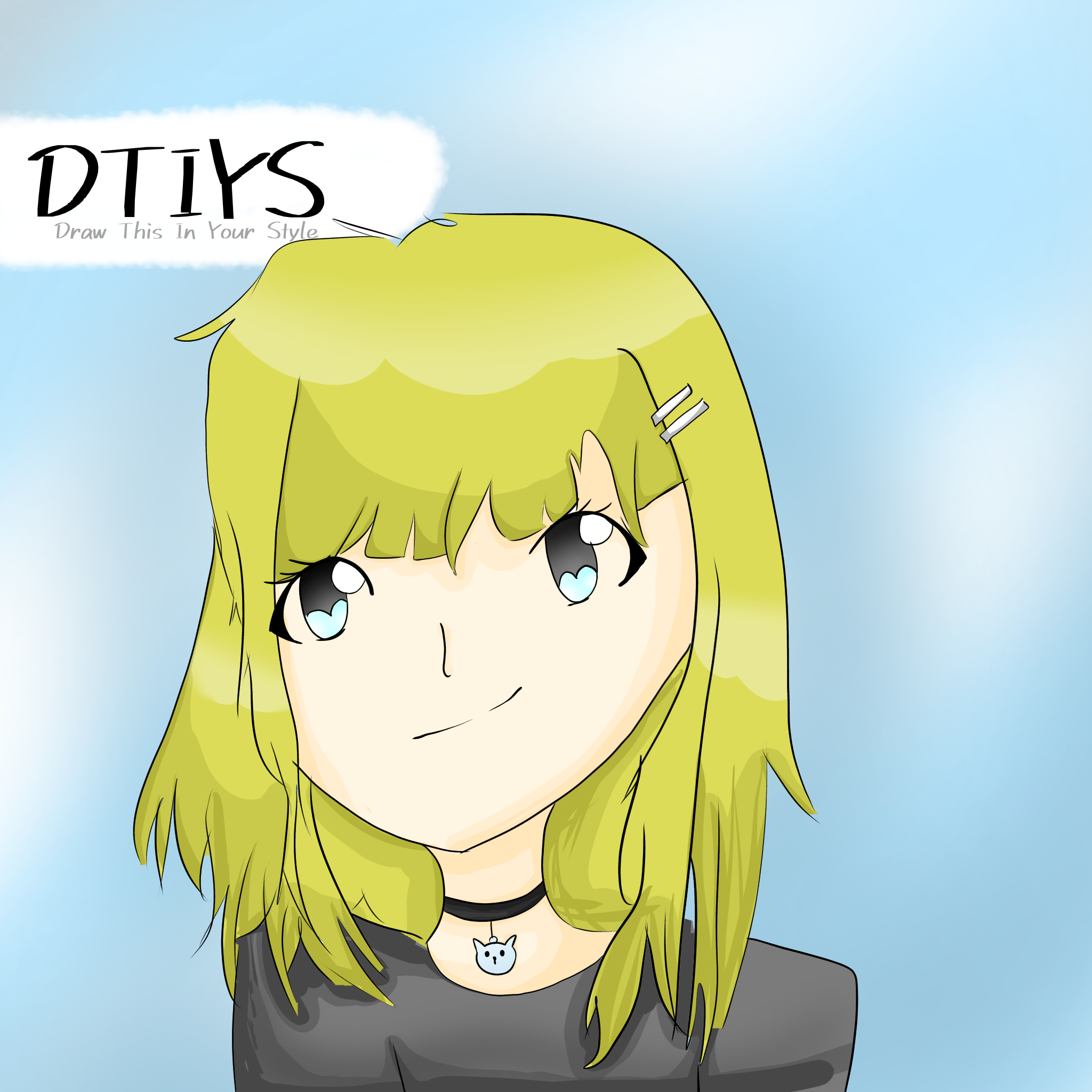 DTIYS I Uh blond girl - ibisPaint