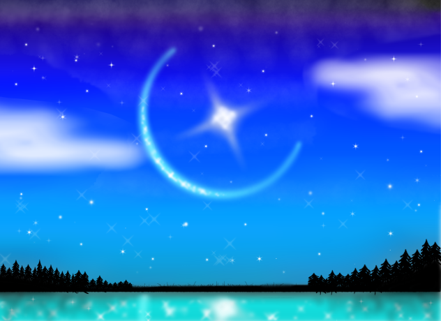 Moon And Stars (月と星) ☪️ - ibisPaint