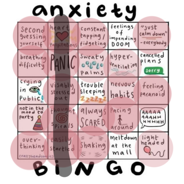 Anxiety Bingo - ibisPaint