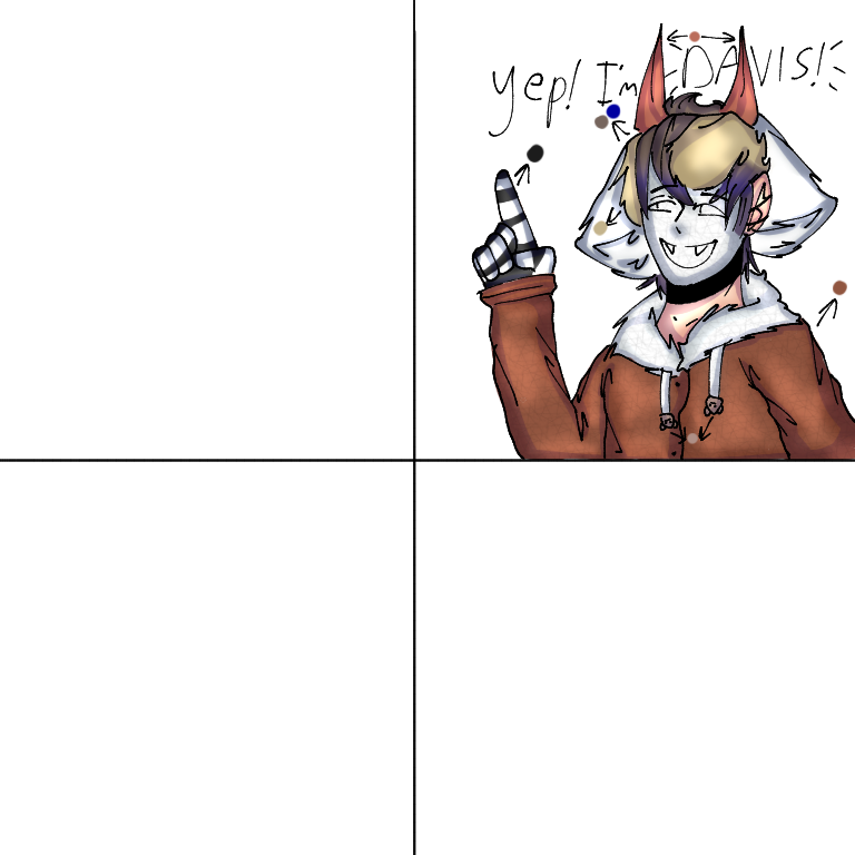 4 styles collab with D a v i s - ibisPaint