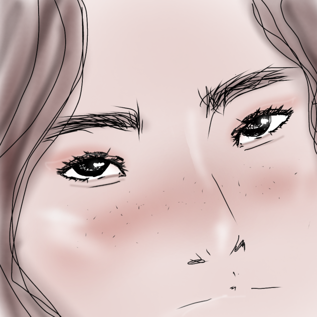 quick draw lady.. shaky lines - ibisPaint