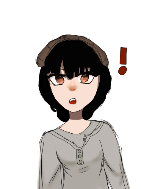 Surprised girl - ibisPaint