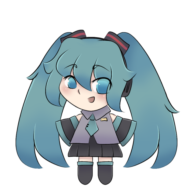 miku chibi - ibisPaint