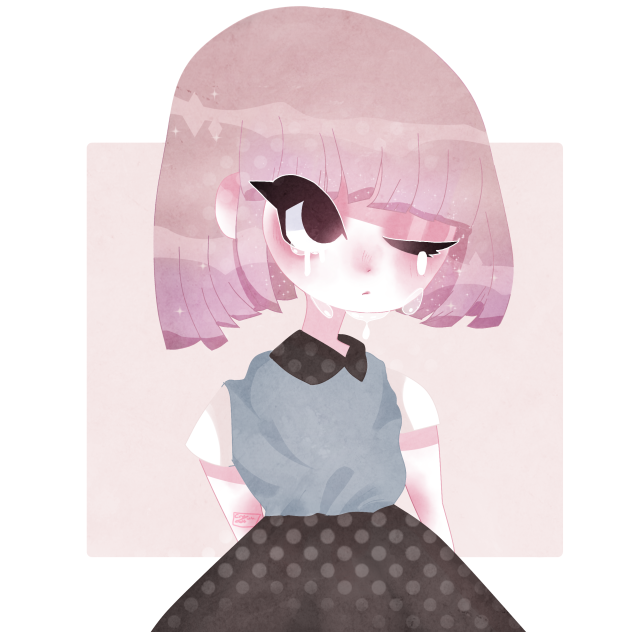 Weird Chibi Self Portrait - ibisPaint