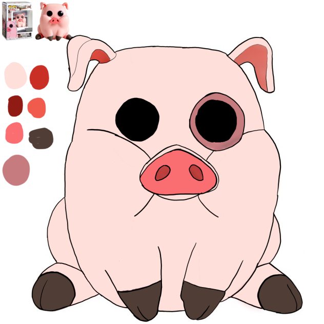 Mabels Pig Waddles - ibisPaint