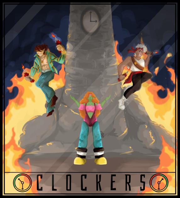 Hellblaze At The Clock Tower.. - ibisPaint