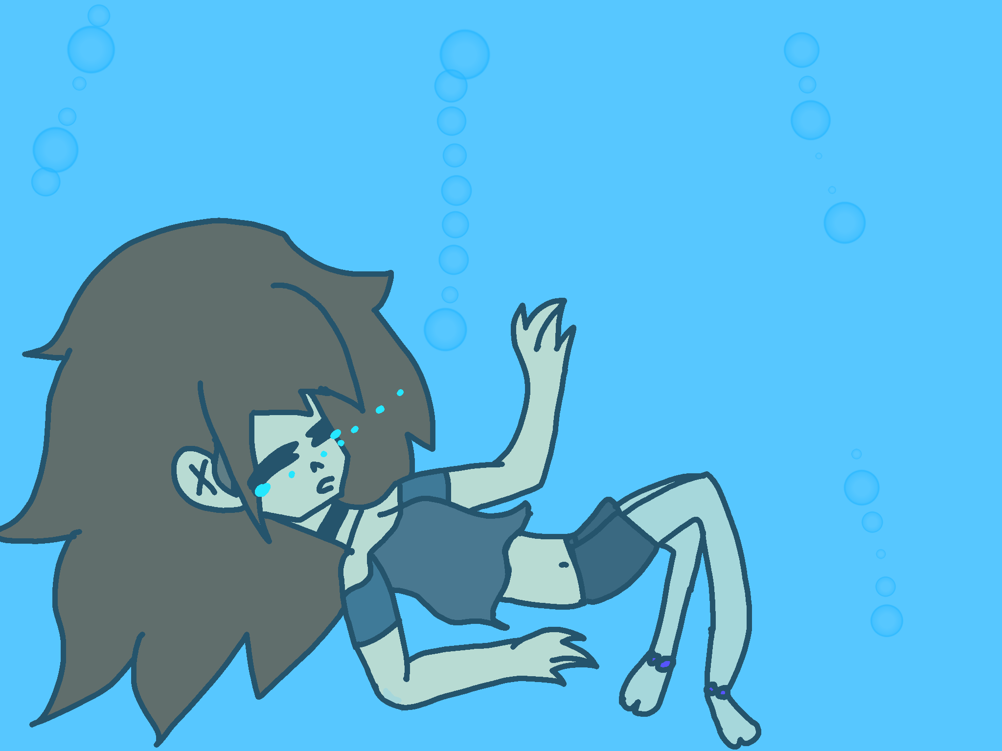 drowning.... - ibisPaint