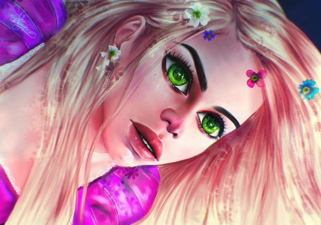 Rapunzel - ibisPaint