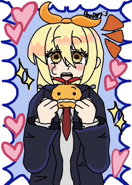 Lemon and her lucky charm - ibisPaint