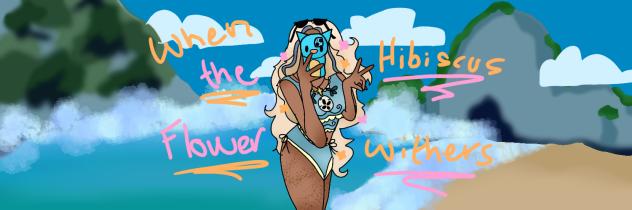 when the hibiscus flower withers - ibisPaint